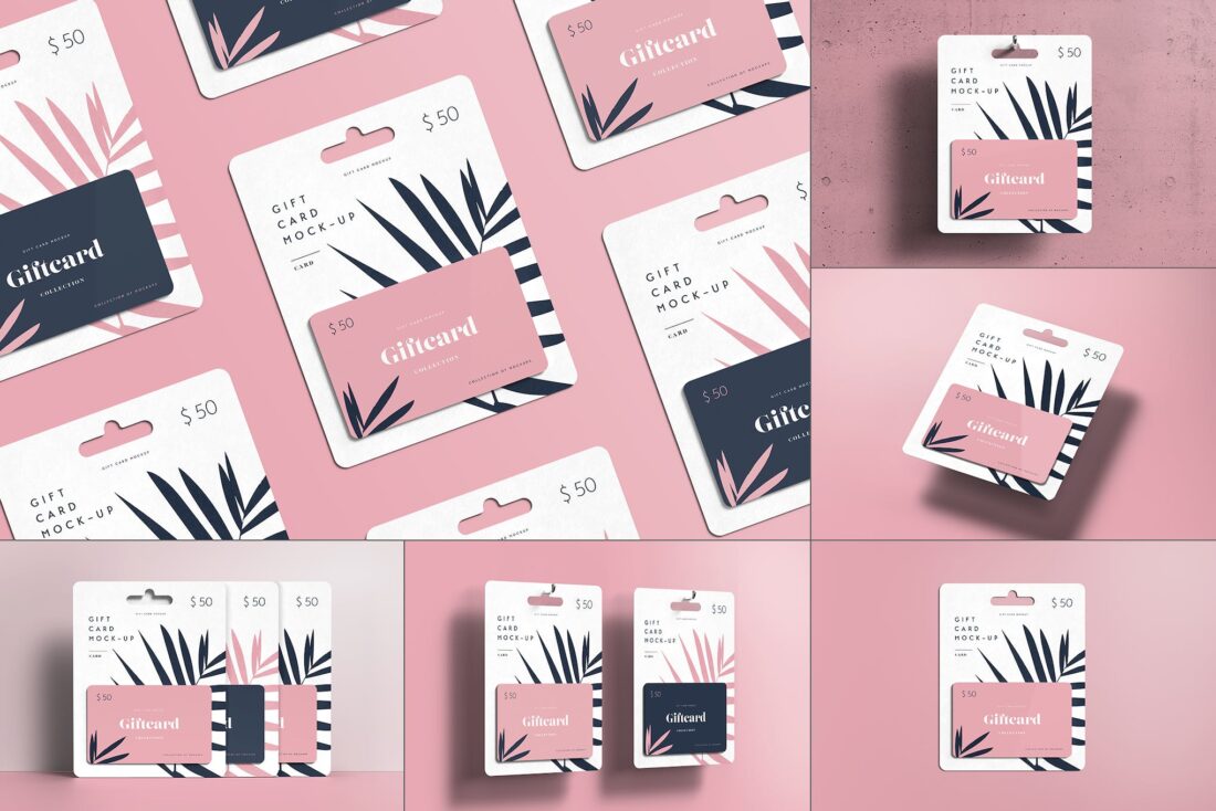 25+ Templat Mockup Kartu Hadiah (Gratis & Pro) - desainae.com