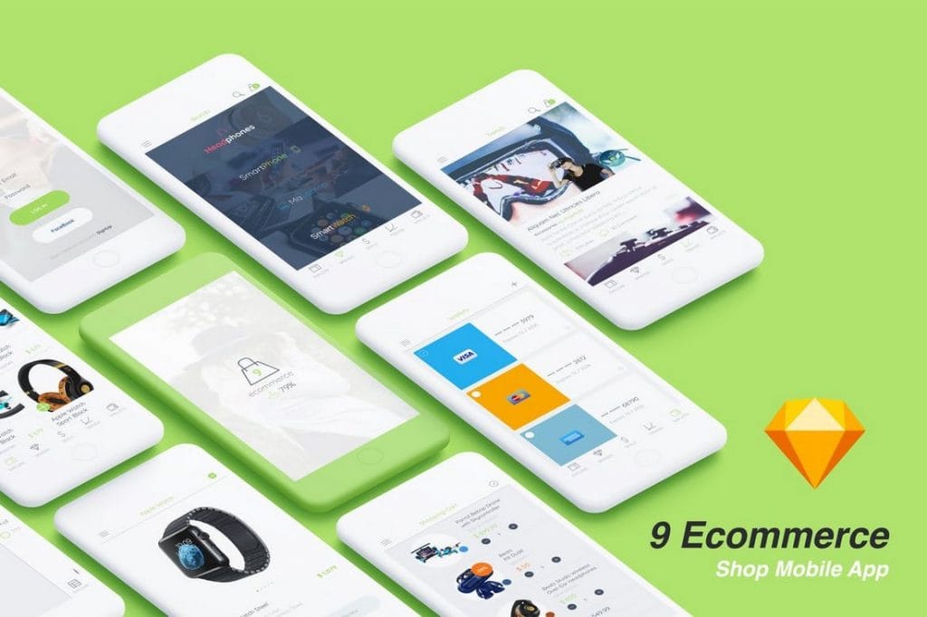 30+ Best Sketch iOS App Templates – Yes Web Designs