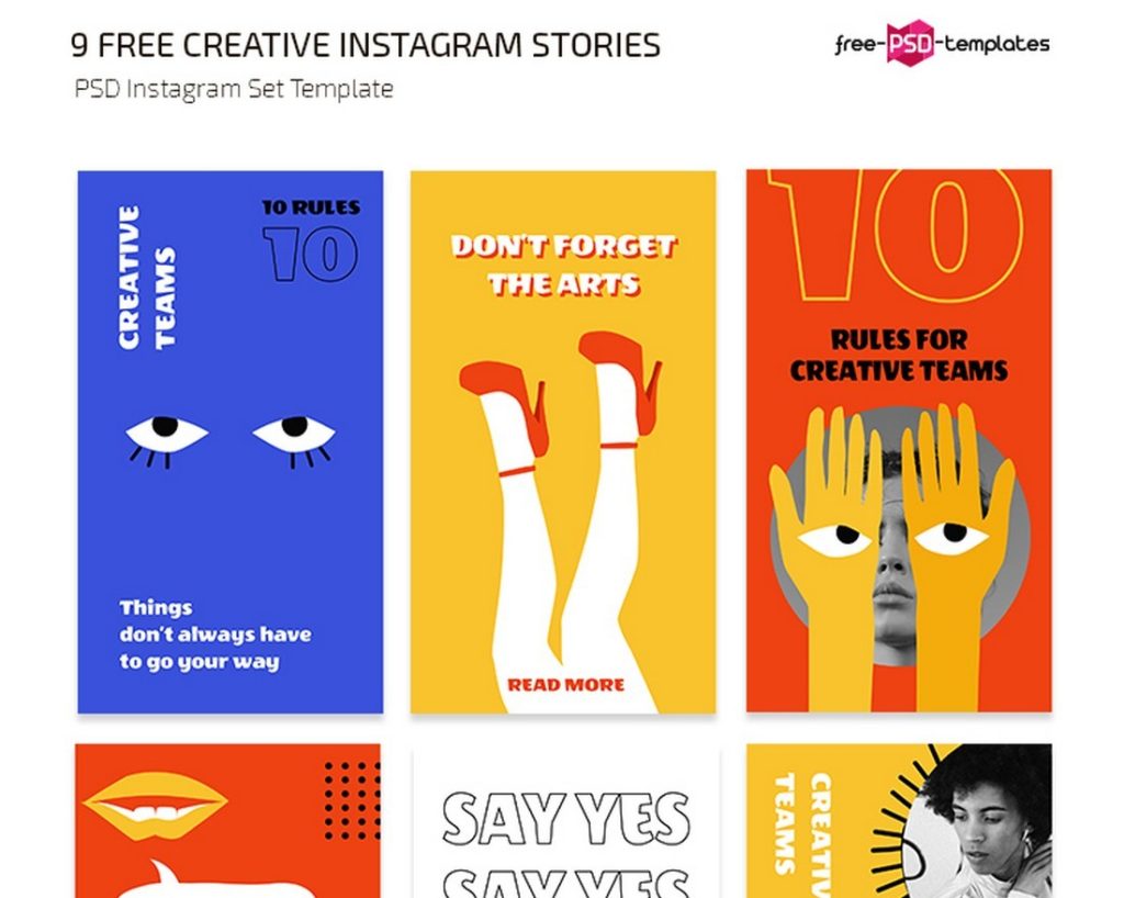 20+ Best Free Instagram Story Templates 2021 – Yes Web Designs