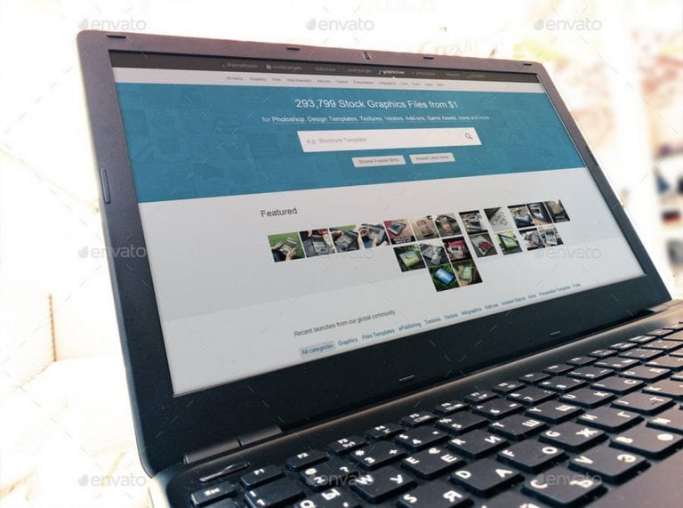 40+ Laptop Mockup Templates (PSD & PNG) | Design Shack