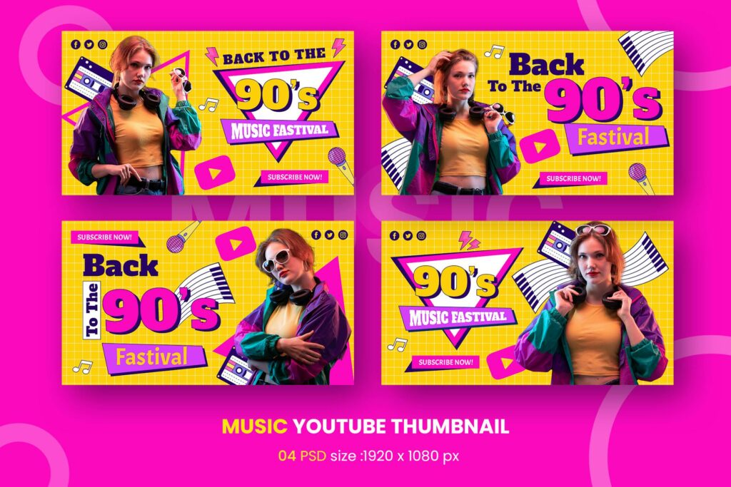 50+ Best YouTube Thumbnail Templates in 2025 | Design Shack