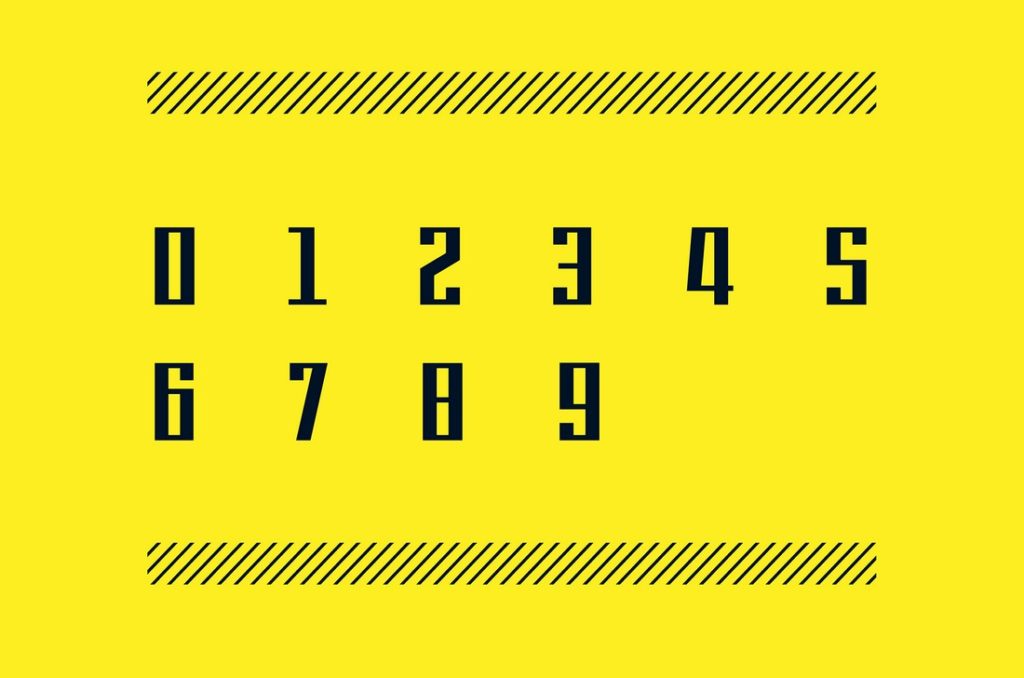 40+ Best Number Fonts for Displaying Numbers | Design Shack