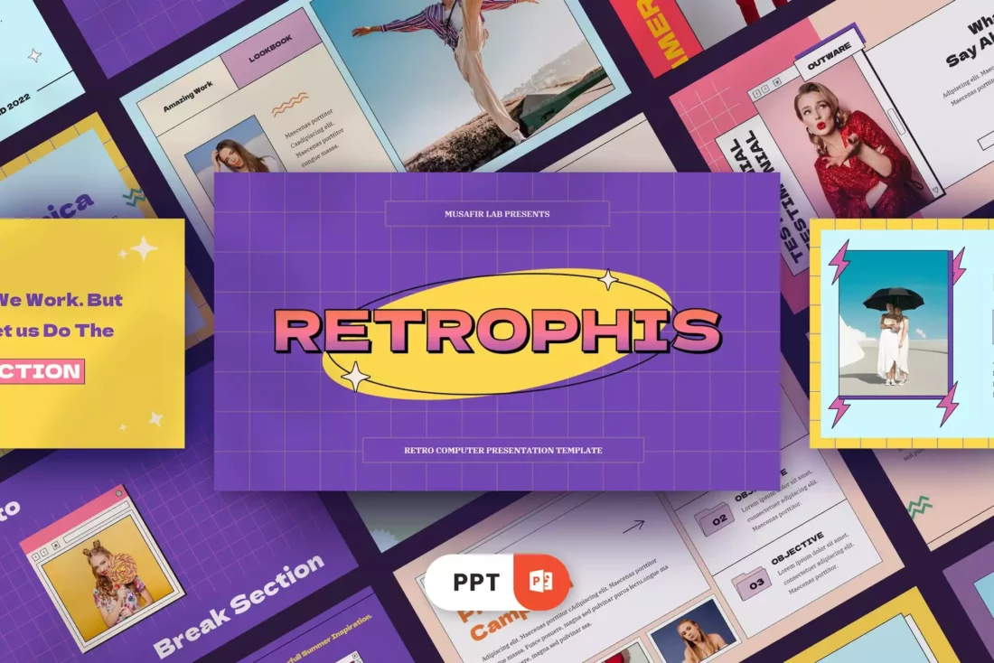 Retrophis Presentation Template | Design Shack