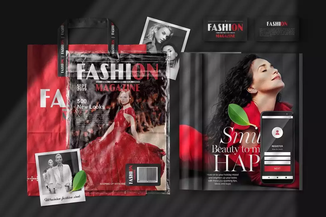 A4 Magazine Scene Mockup | Design Shack