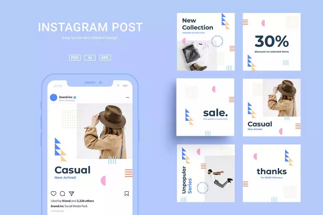 ADL Clean Instagram Post Templates | Design Shack
