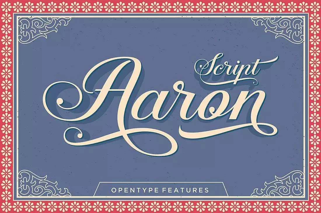 Aaron Script Font | Design Shack