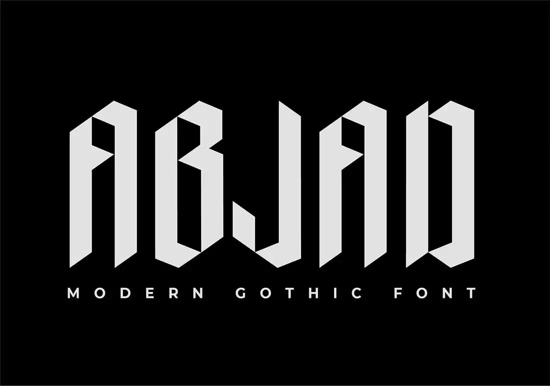 Abjad Font | Design Shack
