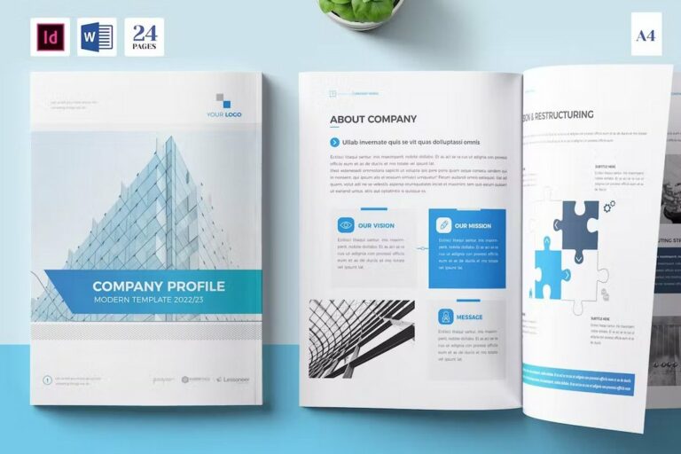 80+ Best Company Profile Templates (Word + PowerPoint) 2024 | Design Shack