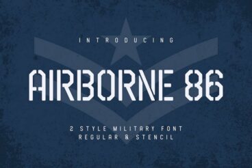 20+ Best Military & Army Fonts (Stencil Style) | Design Shack