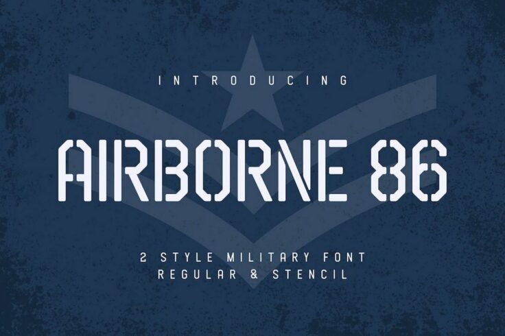 20+ Font Militer & Army Terbaik (Gaya Stensil) - desainae.com