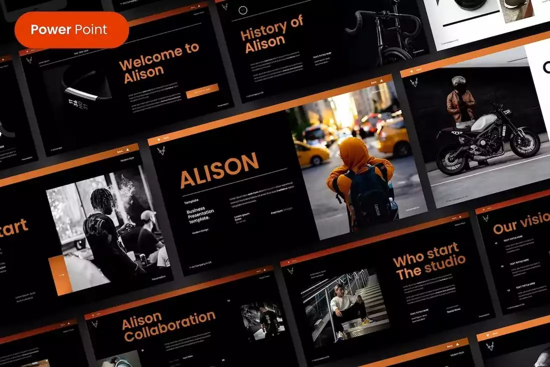Alison Presentation Template | Design Shack