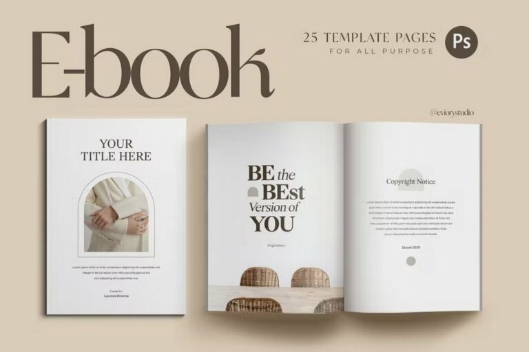 30+ Best Modern eBook Templates in 2024 (Free & Pro) | Design Shack