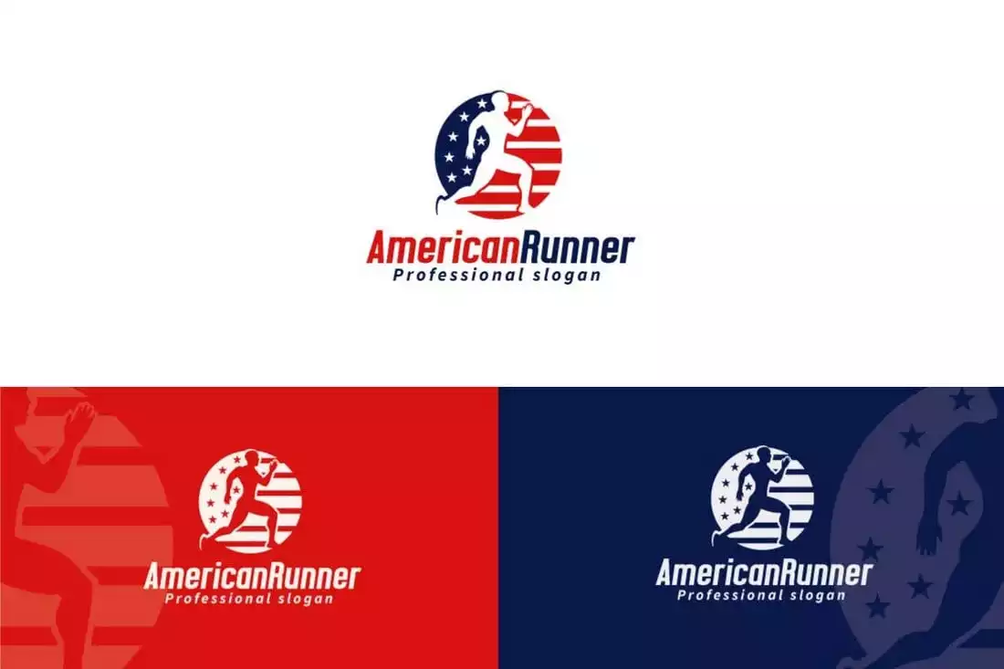 American Runner Logo Template | Design Shack