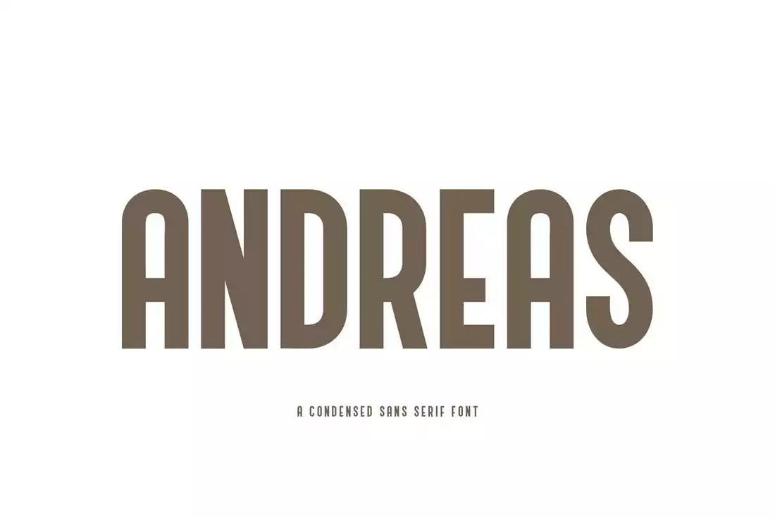 Andreas Condensed Rounded Font | Design Shack