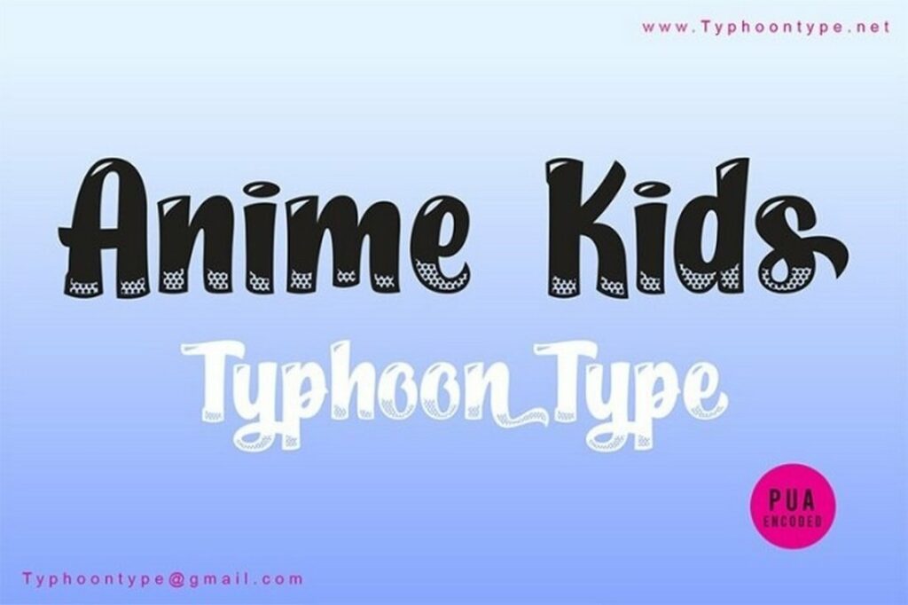 20+ Best Anime & Manga Fonts for Creative Projects | Design Shack
