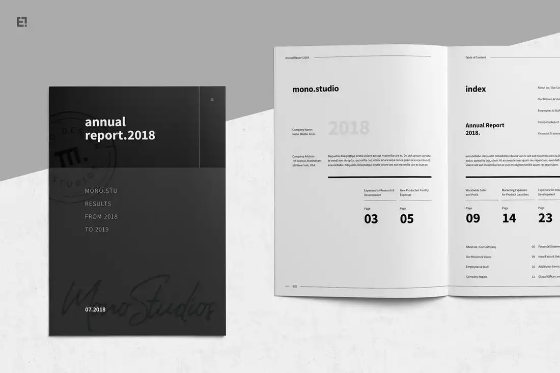 Annual Report Brochure Template for Affinity Publisher | Design Shack