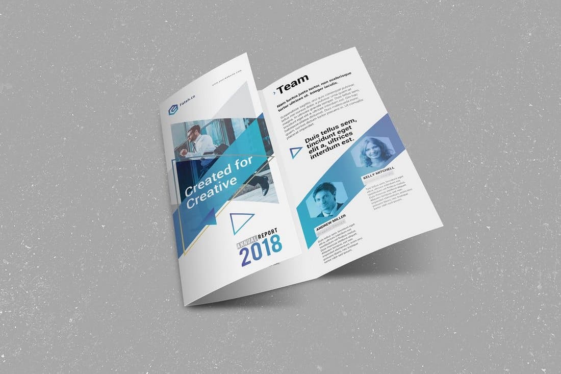 8 5 X11 Trifold Template Indesign