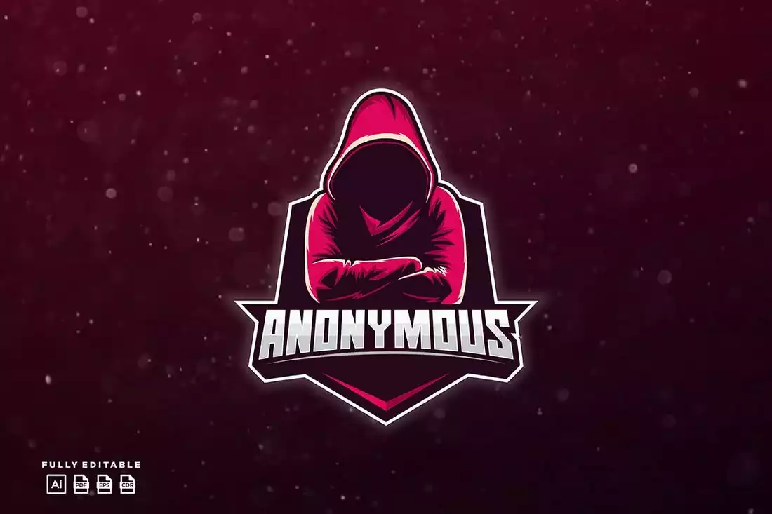 Anonymous Gaming Logo Template | Design Shack