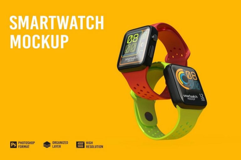 70+ Apple Watch Mockups & Graphics | Design Shack