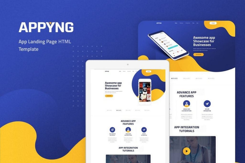 70+ Best App Landing Page Templates 2025 | Design Shack