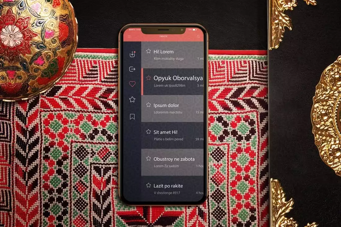 Arabic iPhone X Mockup PSD | Design Shack