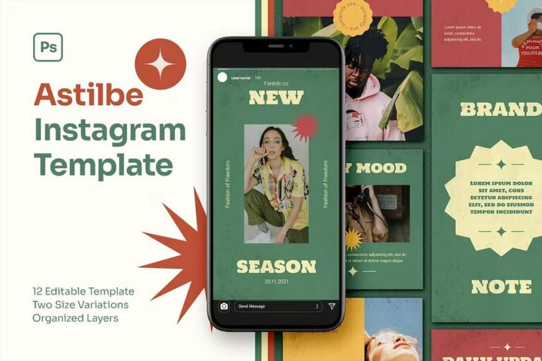 70+ Best Instagram Post & Story Templates 2024 | Design Shack