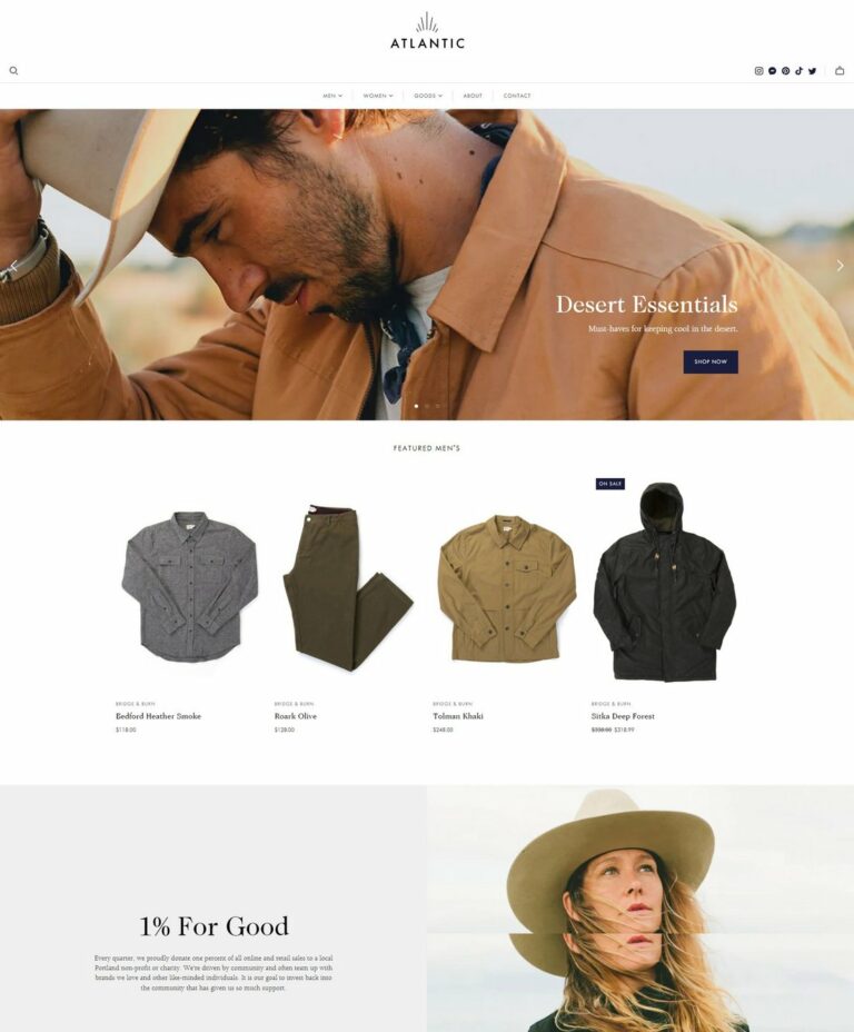 20+ Best Fashion & Clothing Shopify Themes for 2024 | Design Shack
