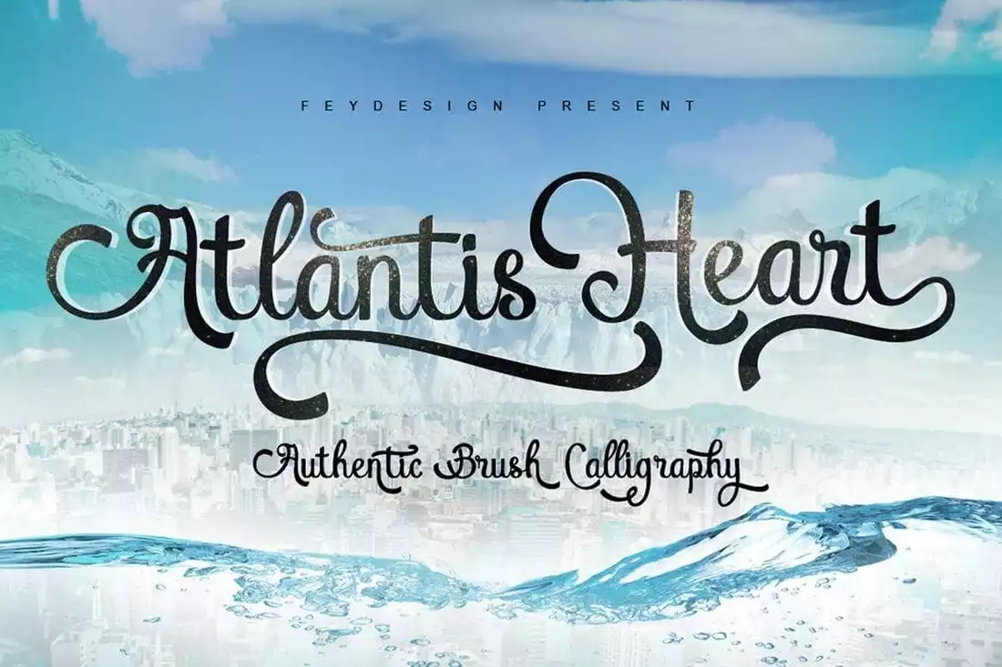 Atlantis Heart Font | Design Shack