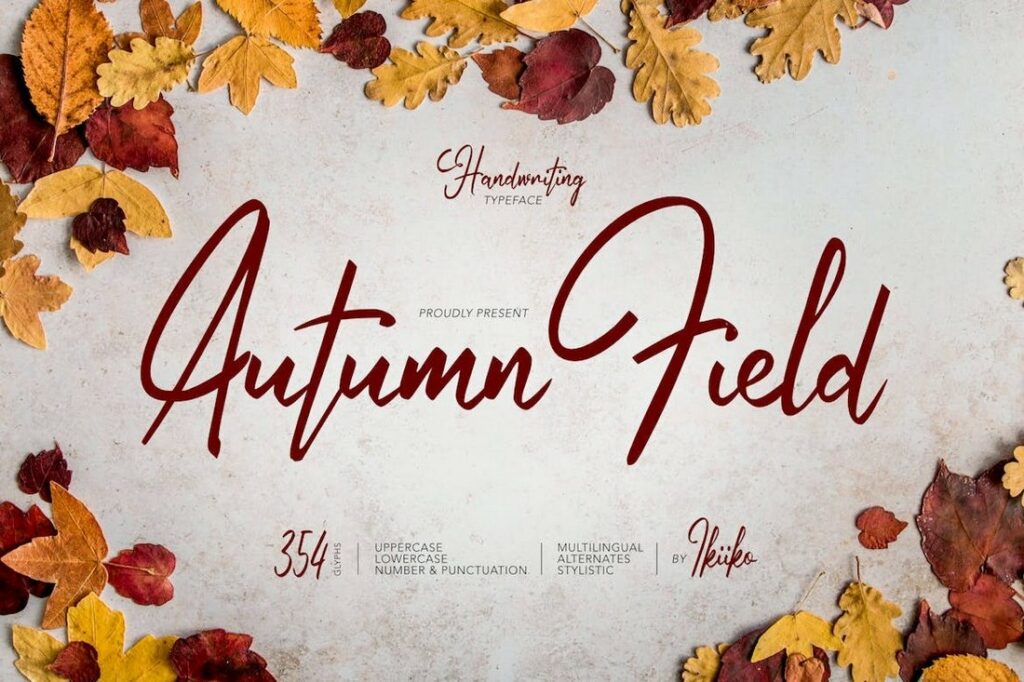 25+ Best Fall Fonts (Autumn + Fall Color Fonts) | Design Shack