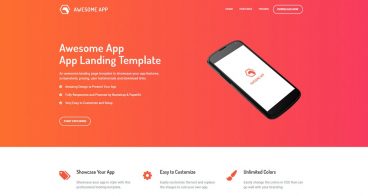 50+ Best App Landing Page Templates 2021 | Design Shack