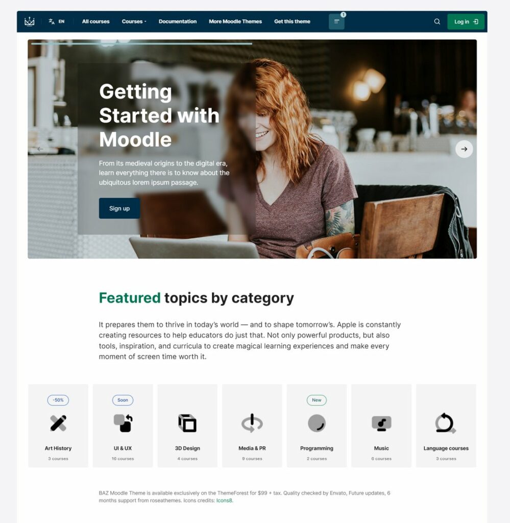 40+ Best Moodle Themes of 2025 | Design Shack