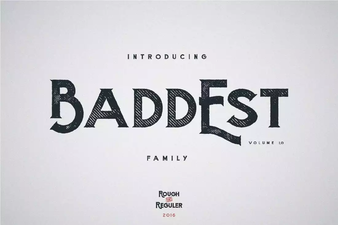 Baddest Typeface | Design Shack