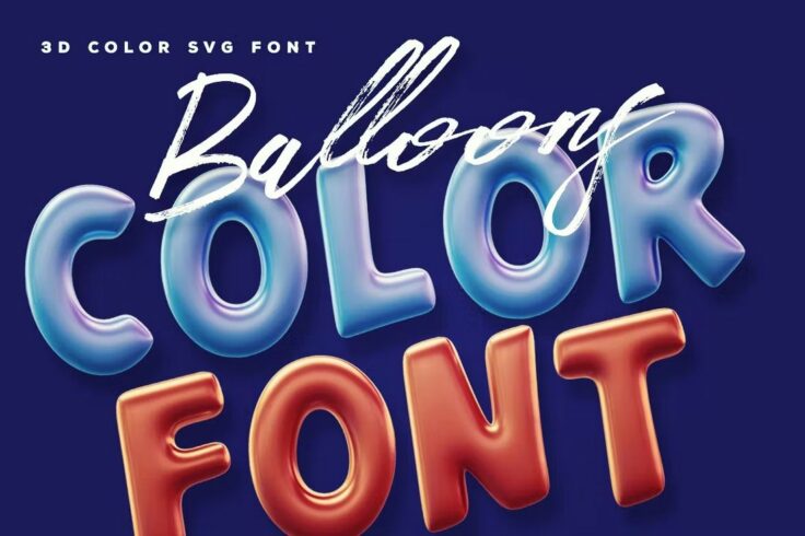 25+ Font Gelembung & Balon Terbaik (Gratis & Premium) - desainae.com