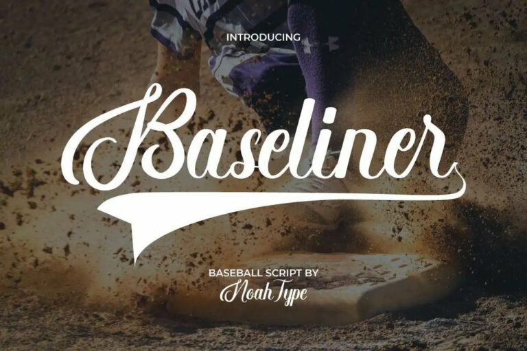 20+ Baseball Fonts (Script & Cursive Jersey + Logo Fonts) 2024 | Design ...