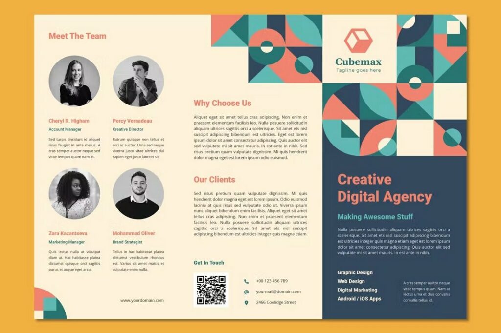 15+ Tips & Ideas for Tri-Fold Brochure Design – Yes Web Designs