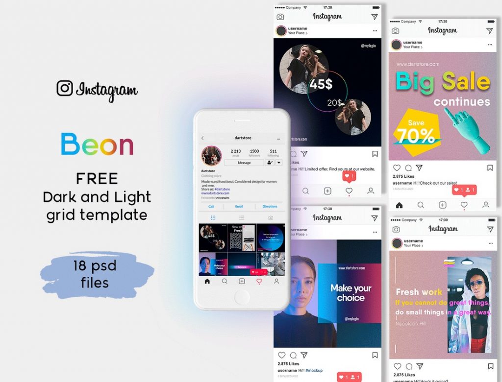 20+ Unique Instagram Layout Ideas & Concepts - Shack Design
