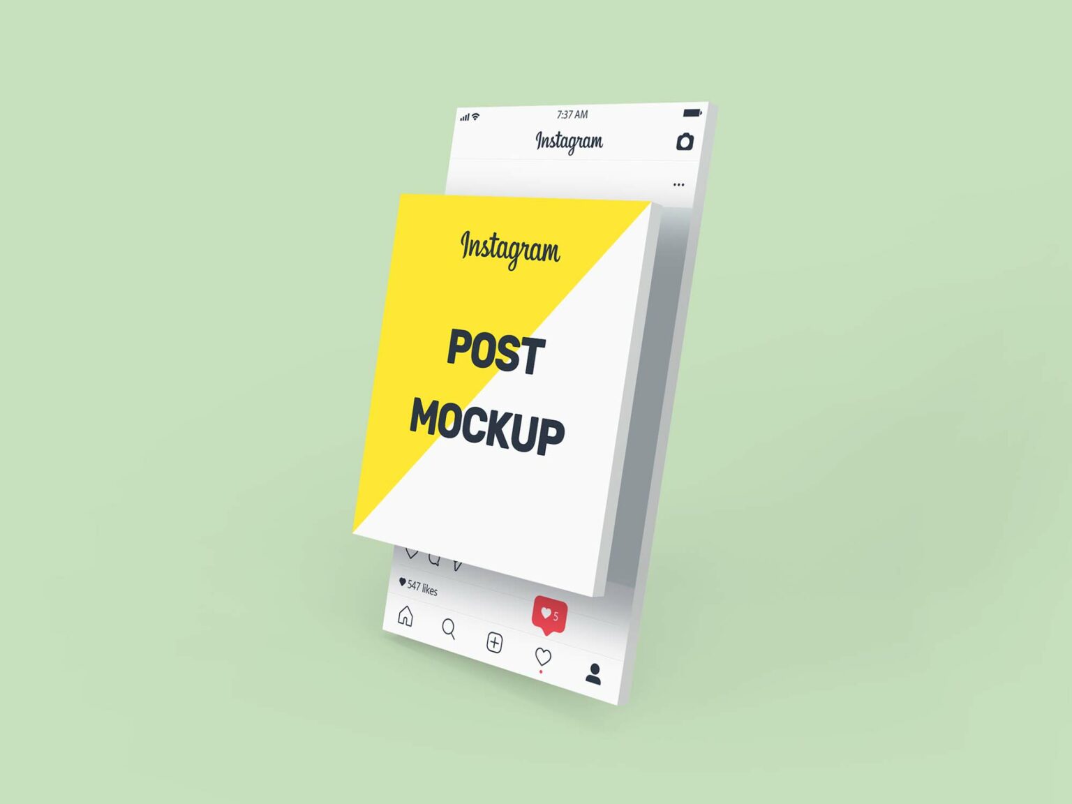 45+ Best Instagram Mockup Templates (Story & Post) 2024 | Design Shack