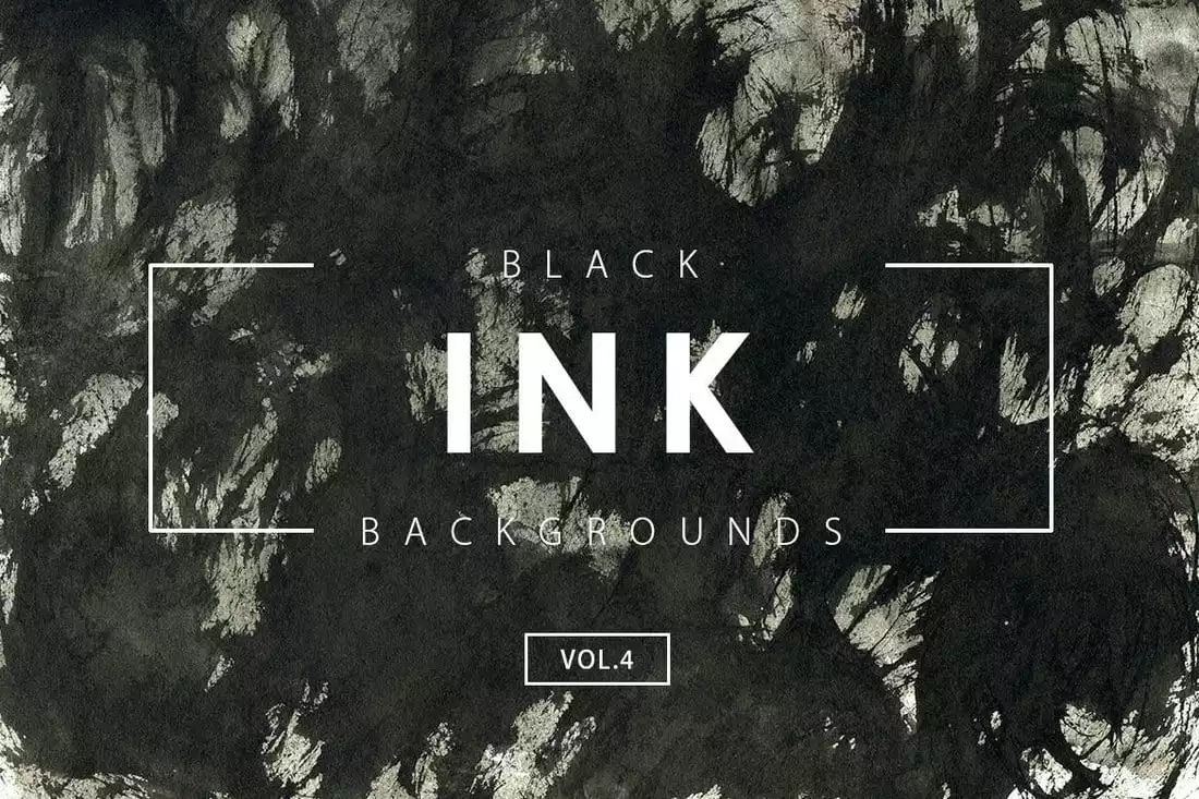 Black Ink Backgrounds Vol.4 | Design Shack