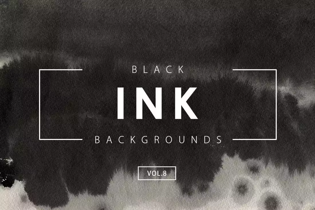 Black Ink Backgrounds Vol.8 | Design Shack
