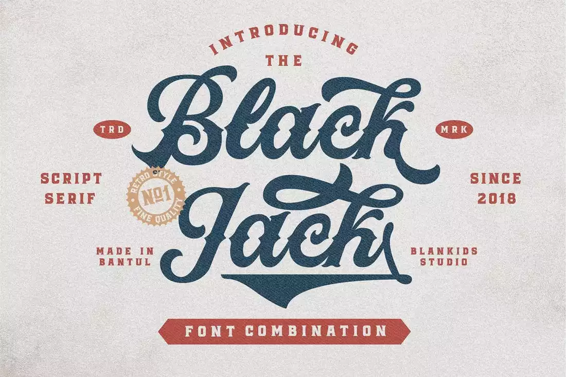Black Jack Script and Serif Tattoo Font | Design Shack