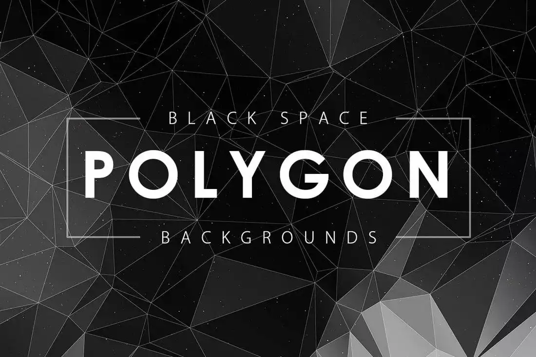 Black Space Polygon Backgrounds | Design Shack