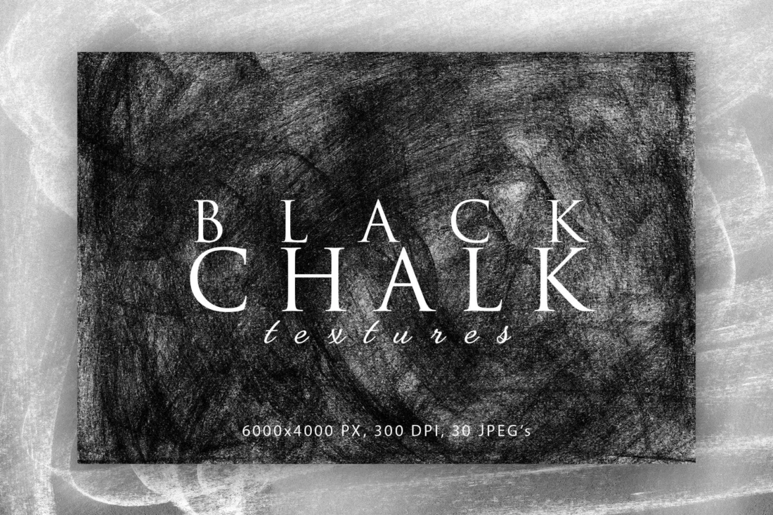 Black Chalk Textures | Design Shack