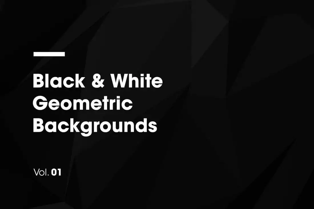 Black & White Geometric Backgrounds | Design Shack