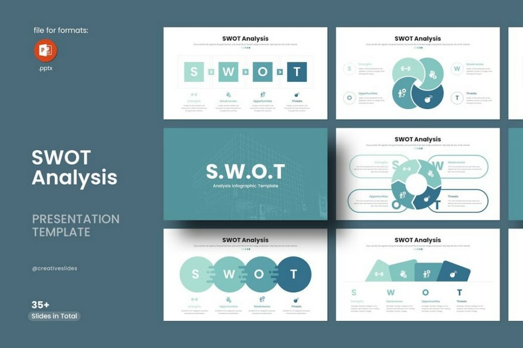 20+ Best SWOT Analysis PowerPoint Templates | Design Shack