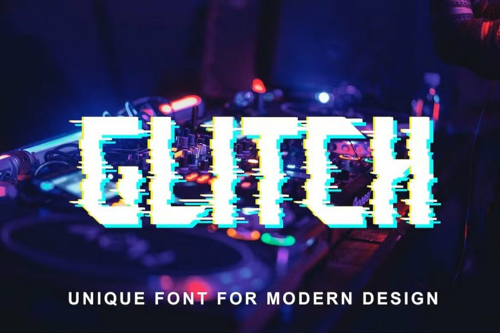 25+ Best Distorted & Glitch Fonts in 2025 | Design Shack