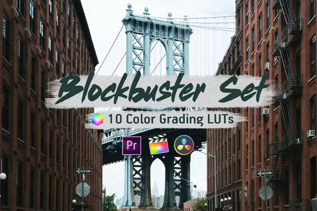 Blockbuster Set Color Grading LUTs | Design Shack