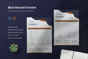 50+ Best Invoice Templates for InDesign & Illustrator (Free + Premium ...