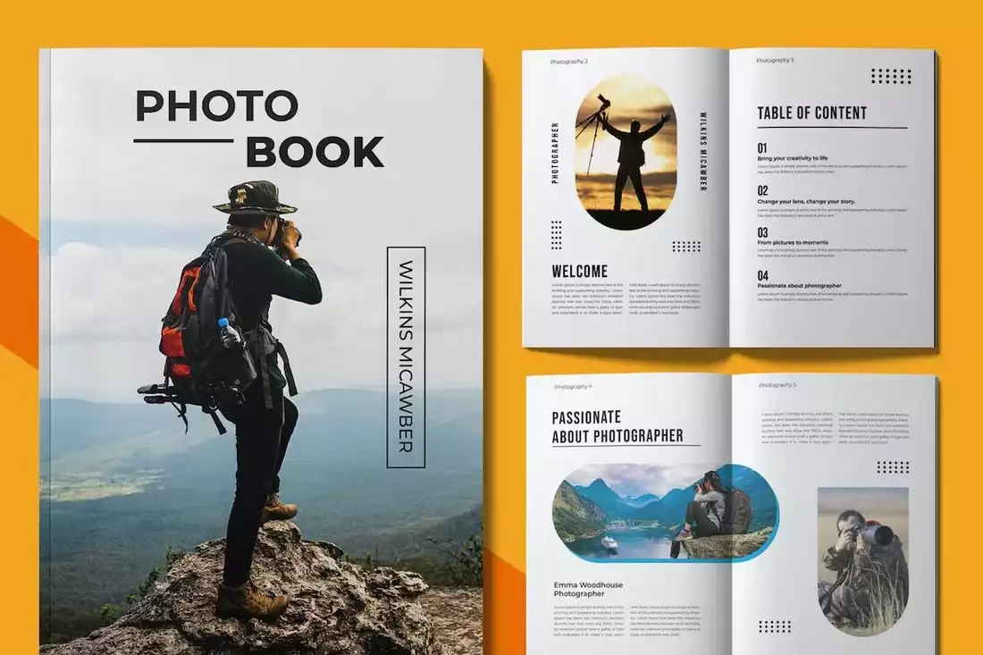 Bold Photo Book Template for InDesign | Design Shack