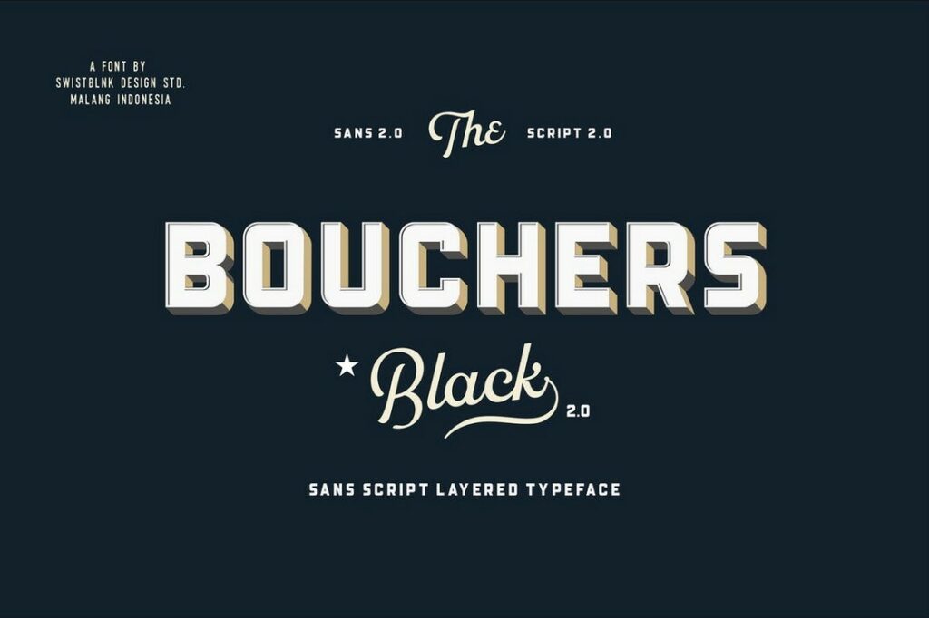 20+ Best Shadow Fonts (Free & Premium) 2024 | Design Shack