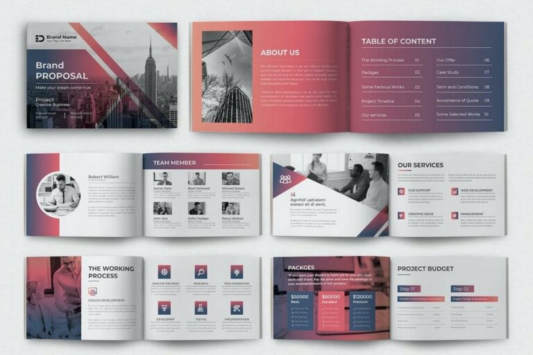 40+ Best Graphic Design Proposal Templates (Branding + Marketing ...